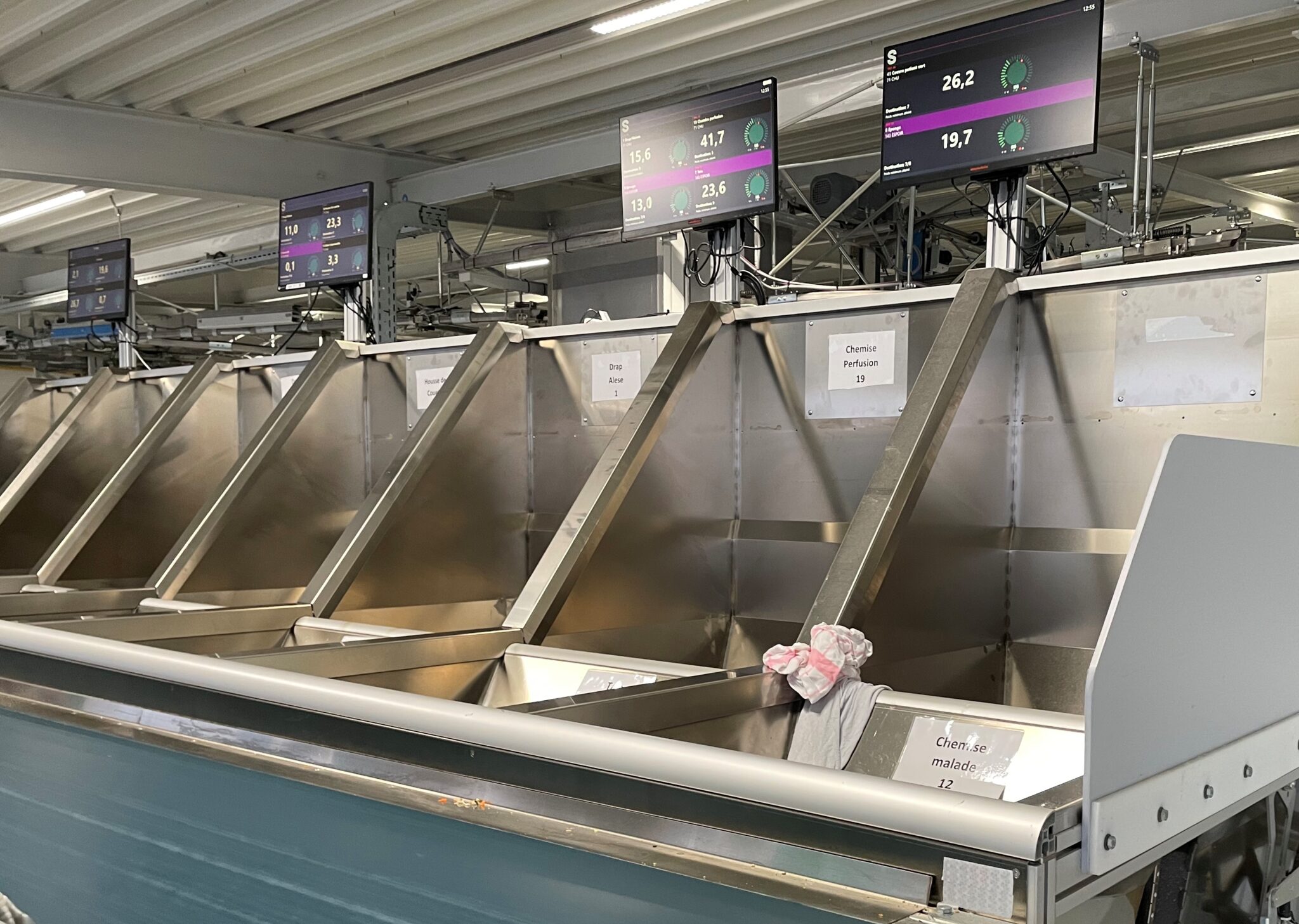 Monorail and sorting positions extension - Senso Technics